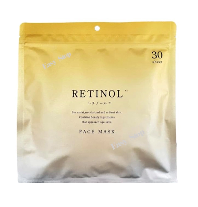 Retinol Anti-Aging Face Mask – 30 Sheets - Easy Stop Cosmetics & Mart